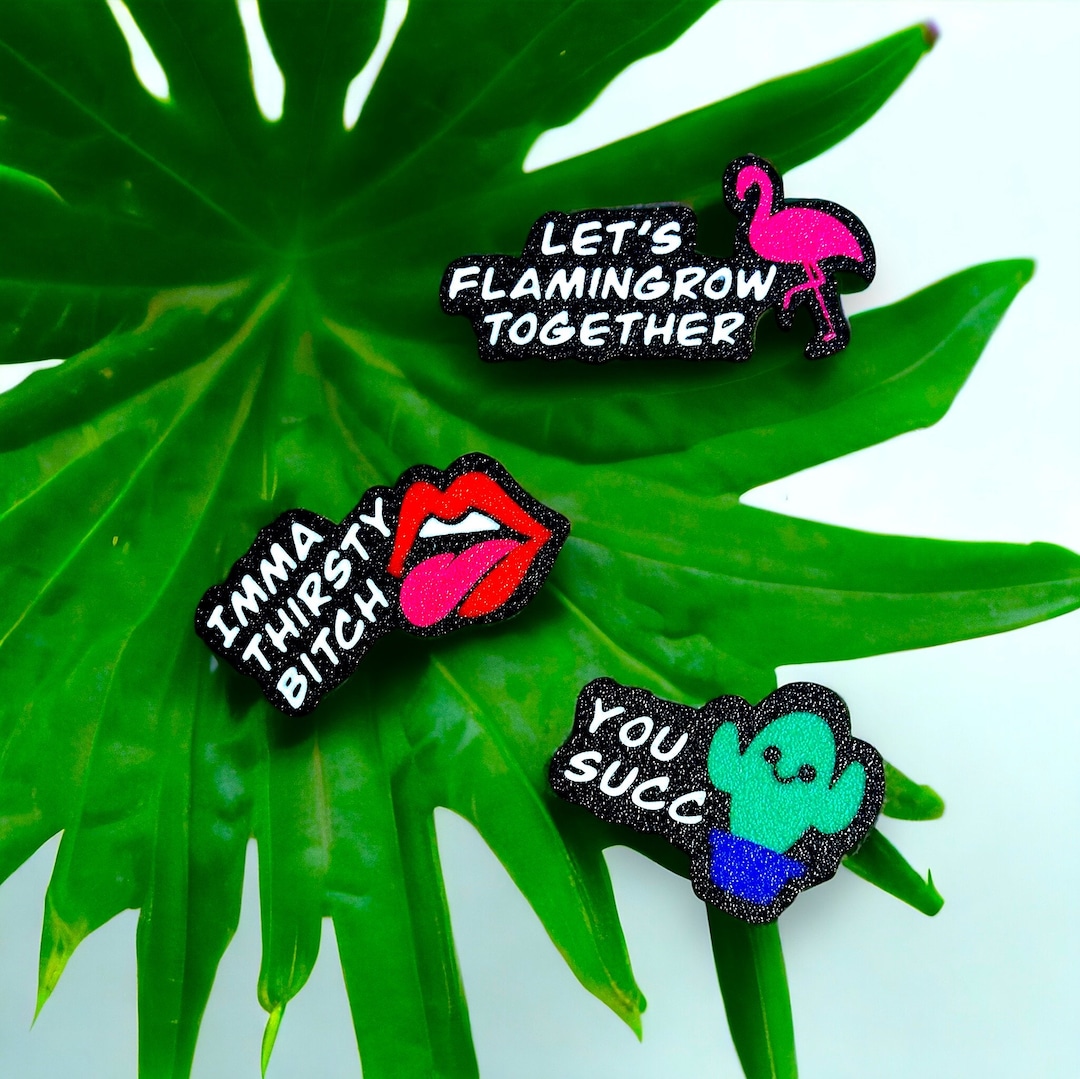Sassy Magnets - Plants or Fridge Leaflix 1st Edition Set - Etsy