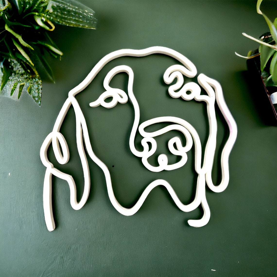 Custom 3D Printed Pet Portraits Personalized Dog & Cat, Handcrafted ...