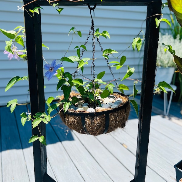Free Standing Hanging Plant Stand - Etsy