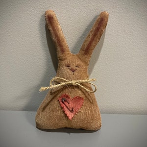 Primitive Bunny - Handmade Bunny - Primitive Doll - Primitive Decor ...