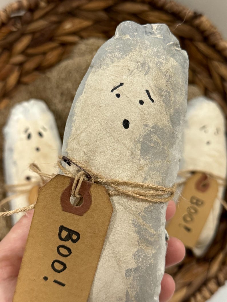 Primitive Halloween Decor - Primitive Ghost - Halloween Decoration ...