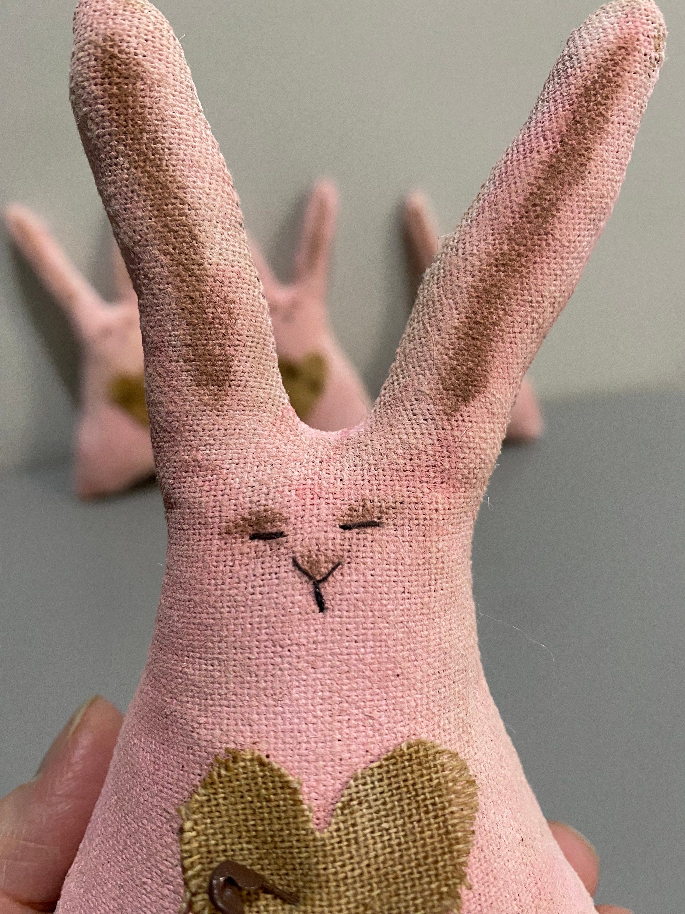 Primitive Bunny Handmade Bunny Easter Primitive Primitive Easter Decor ...