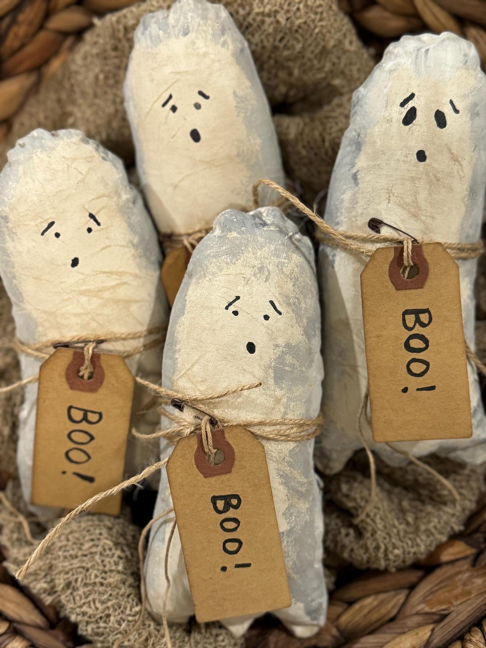 Primitive Halloween Decor - Primitive Ghost - Halloween Decoration ...