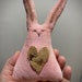Primitive Bunny Handmade Bunny Easter Primitive Primitive Easter Decor ...