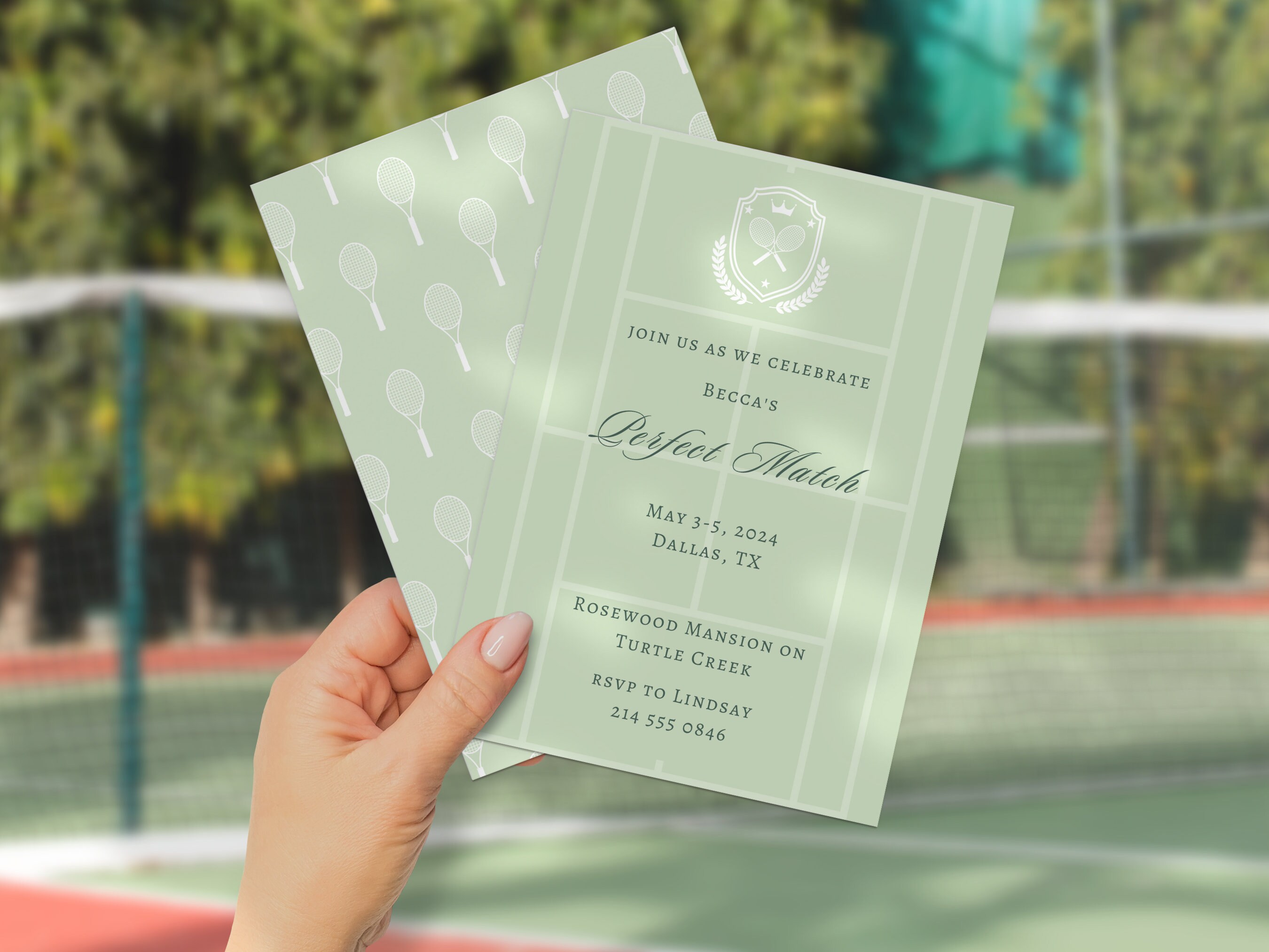 Perfect Match Bachelorette Invitation Template Canva, Met Her Match ...