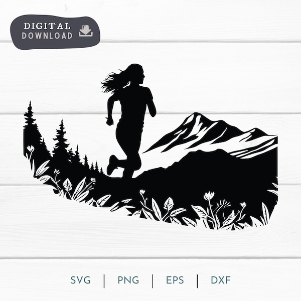 Running Svg - Etsy