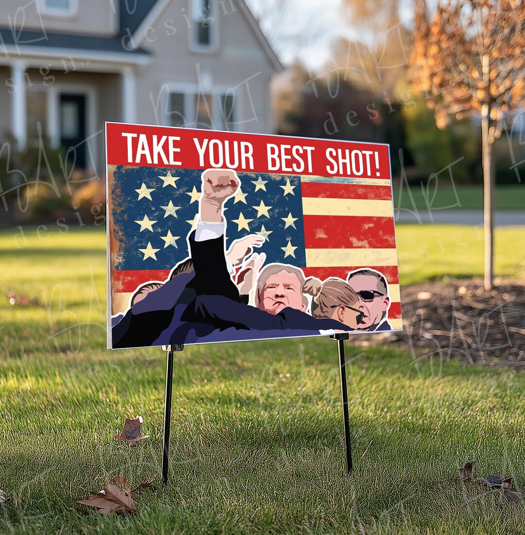 Trump 2024 Yard Sign Vance for Senate Sign 18x24 Inch Printable Yard ...