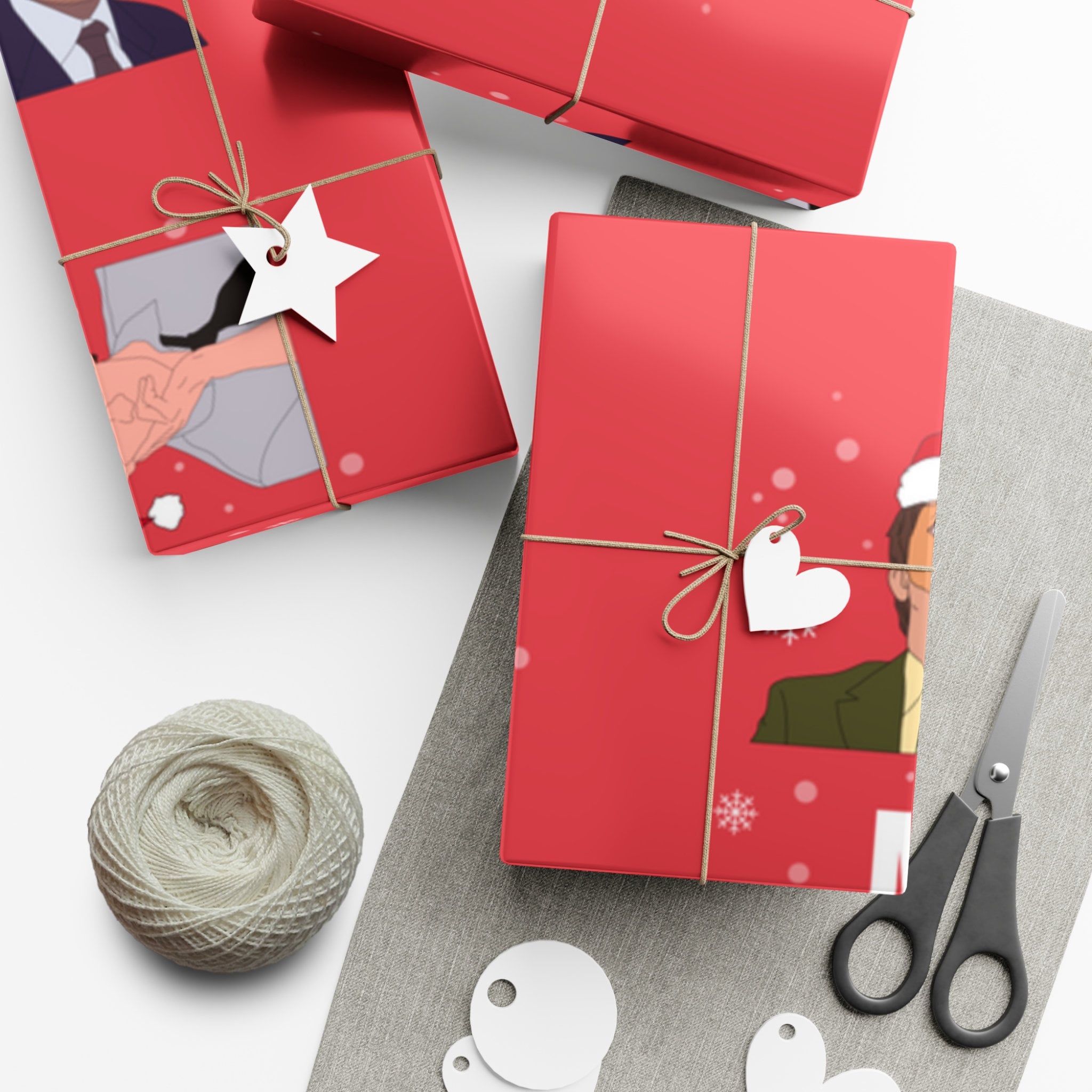 The Office Christmas Wrapping Paper Dunder Mifflin Gift Wrap Papers ...