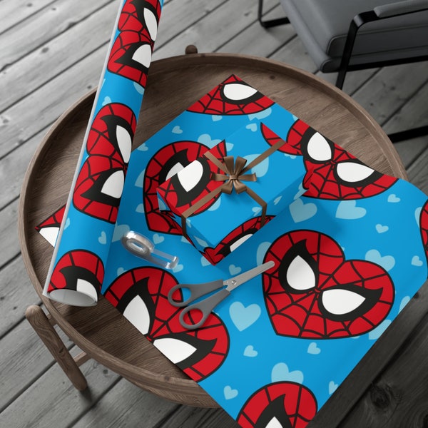 Spider Man Wrapping Paper - Etsy
