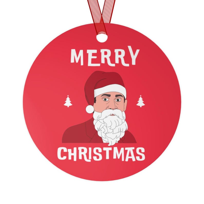 The Office Ornament | Michael Scott Santa Dwight Schrute Elf Christmas ...