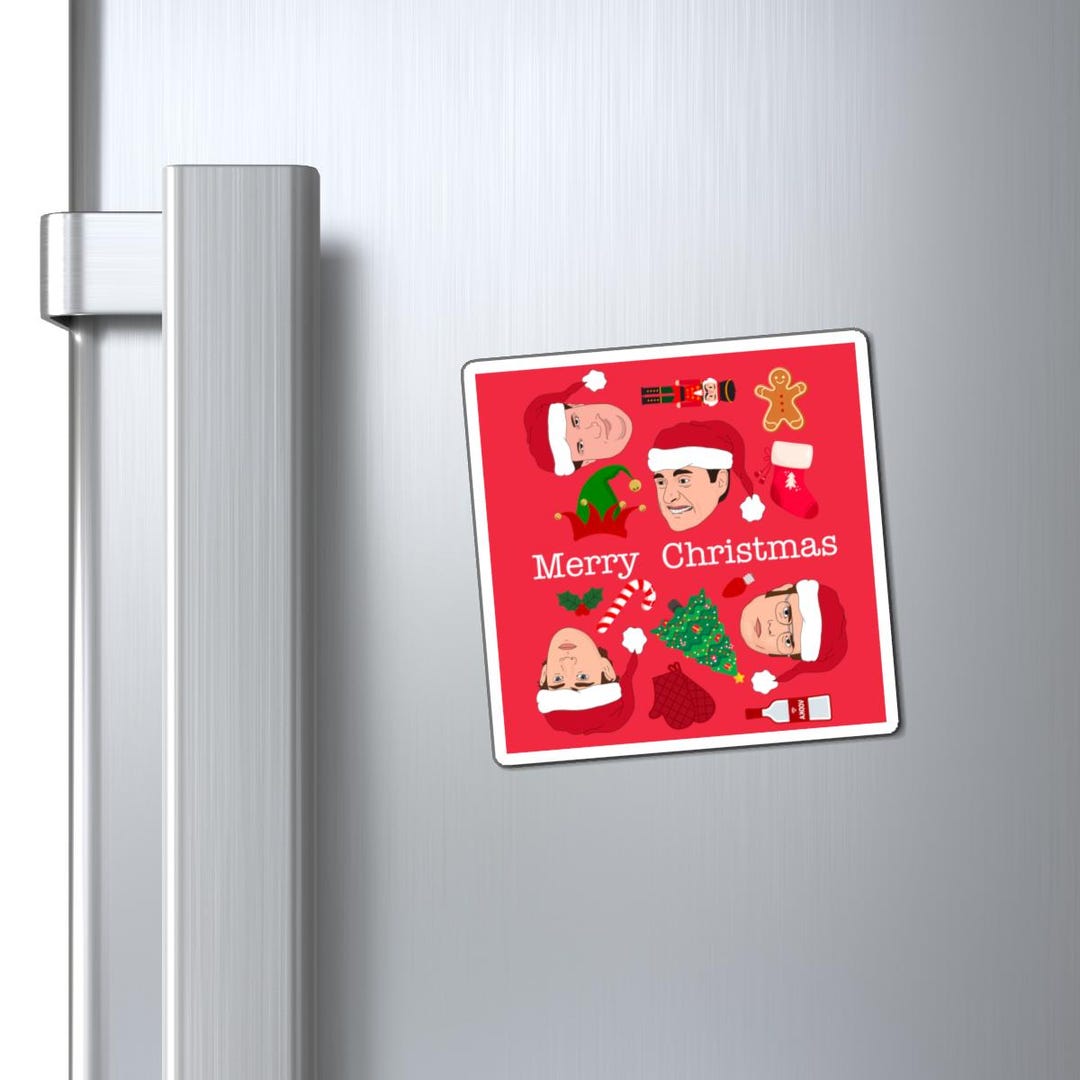 The Office Christmas Magnet | Merry Christmas Elf Dwight Schrute ...