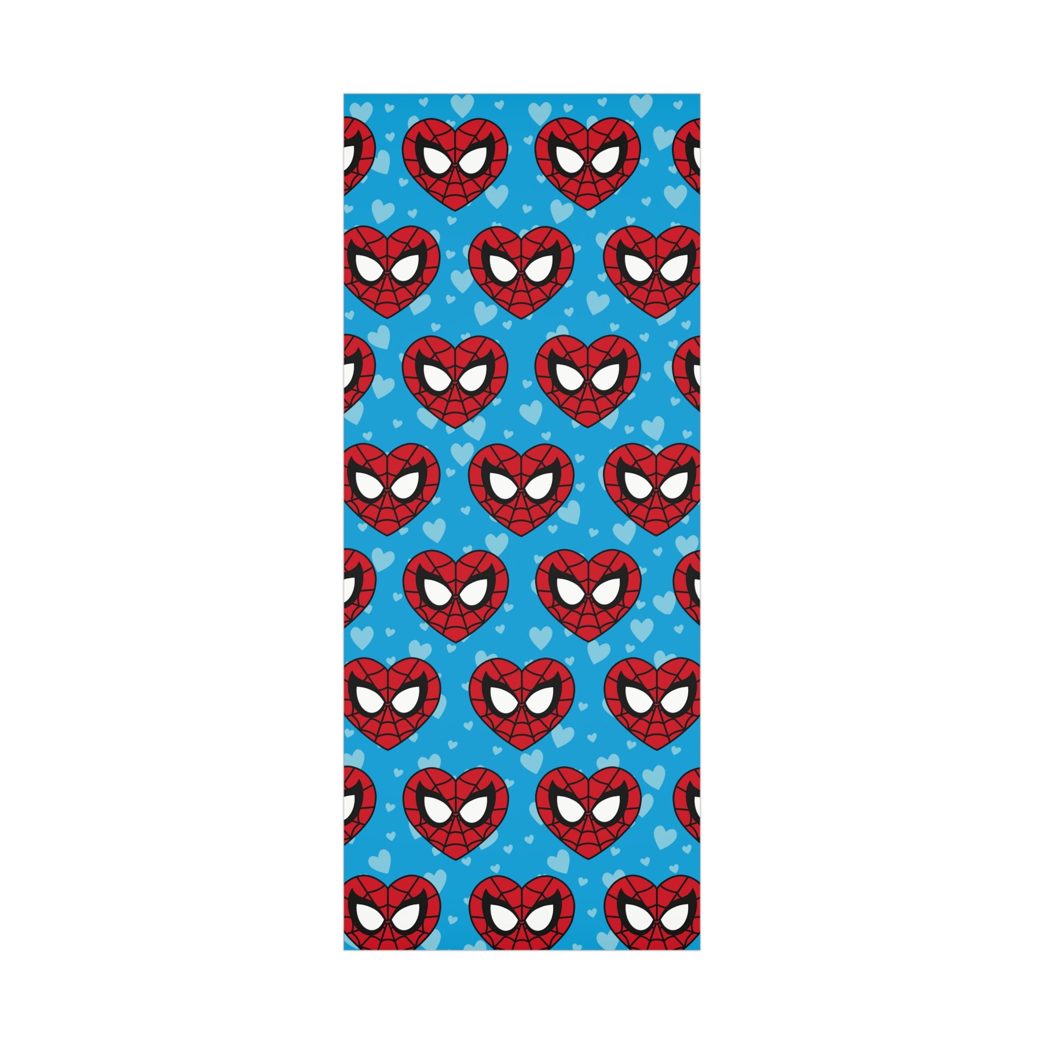 Spider Man Wrapping Paper | Heart Valentine's Day Gift Wrap Papers Red ...