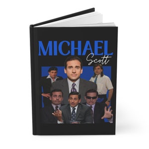 Michael Scott Dwight Schrute Notebook | Retro Vintage Hardcover Journal ...