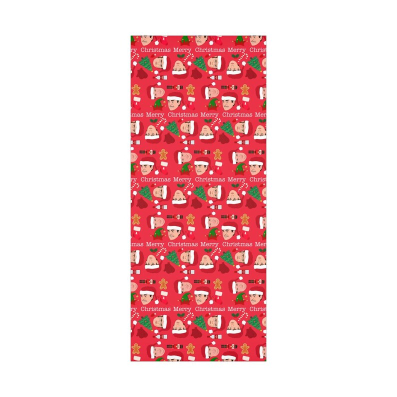 The Office Christmas Wrapping Paper | Dunder Mifflin Gift Wrap Papers ...