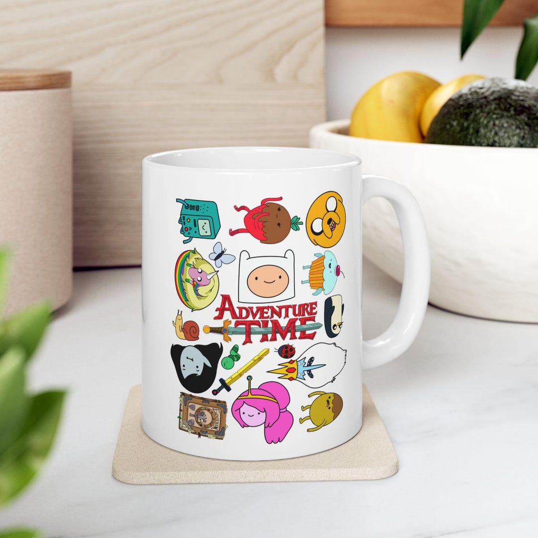 Adventure Time Mug | Jake the Dog Finn the Human Ceramic Mug Gift for ...