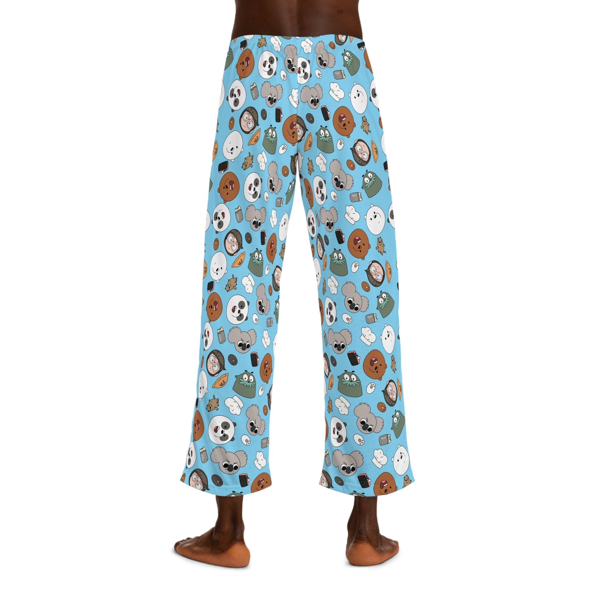 We Bare Bears Pants We Bare Bears Grizzly Panda Ice Bear Men's Pyjama ...