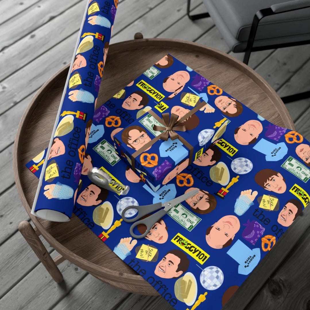 The Office Wrapping Paper | the Office Birthday Gift Wrap Papers ...