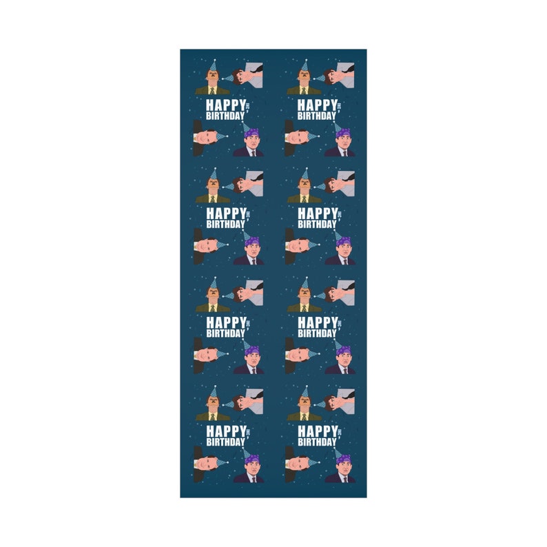 The Office Birthday Wrapping Paper the Office Happy Birthday Gift Wrap ...