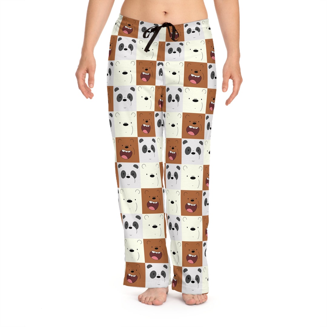 We Bare Bears Pants | We Bare Bears Grizzly Panda Ice Bear Pyjama Pants ...
