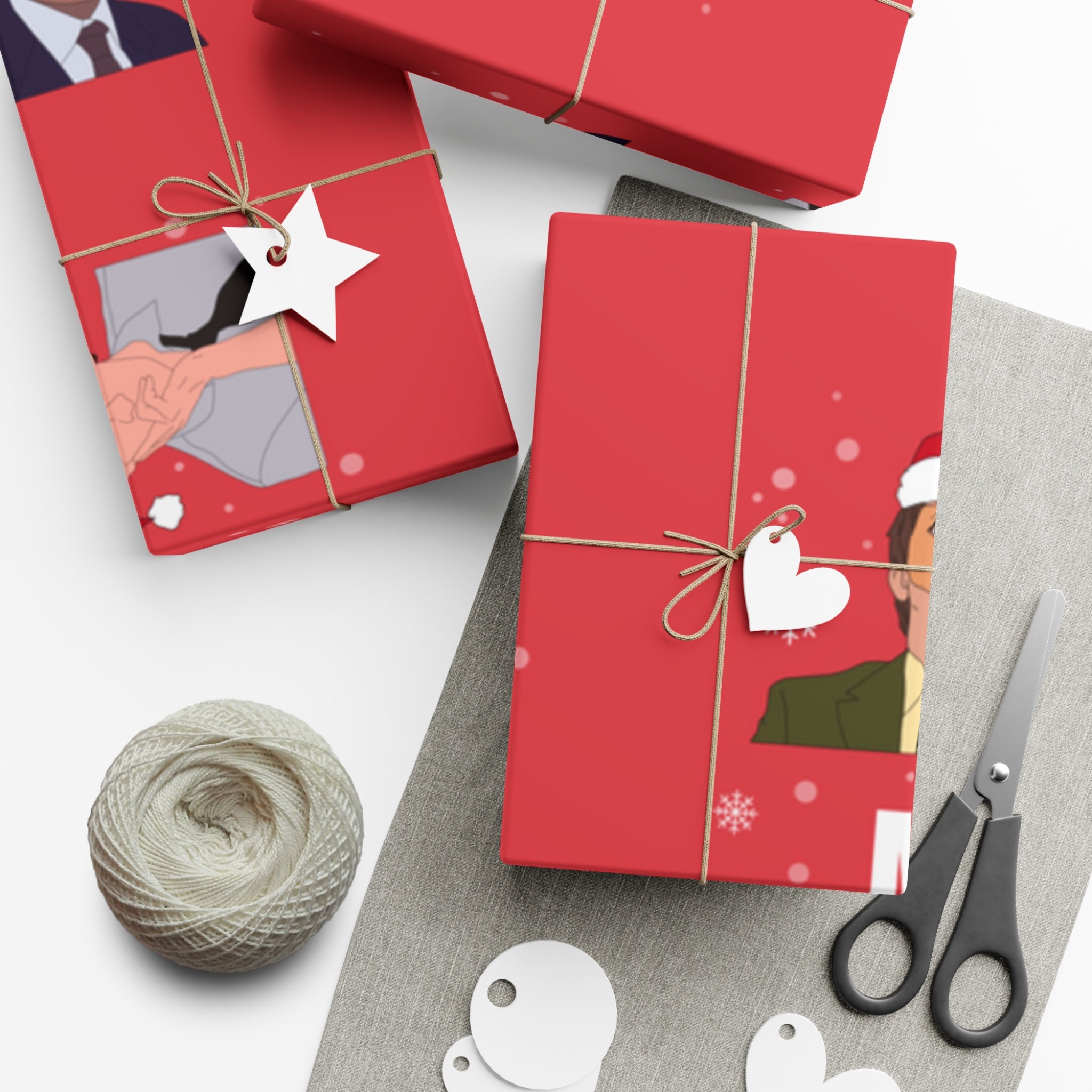The Office Christmas Wrapping Paper Dunder Mifflin Gift Wrap Papers ...