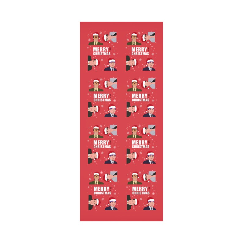 The Office Christmas Wrapping Paper Dunder Mifflin Gift Wrap Papers ...