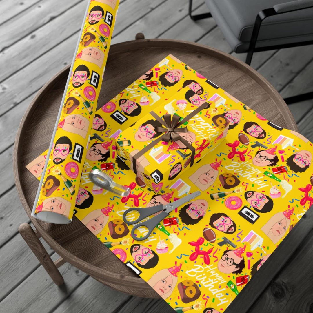 Always Sunny Birthday Wrapping Paper | Dee Dennis Mac Charlie Frank ...