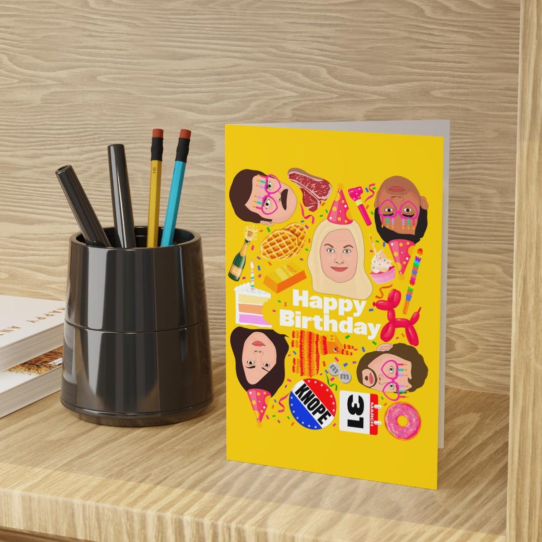 Parks and Rec Birthday Card | Happy Birthday Card Greeting Cards ...