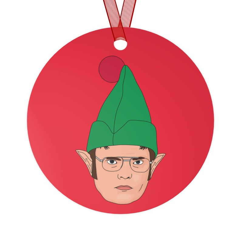 The Office Ornament | Michael Scott Santa Dwight Schrute Elf Christmas ...