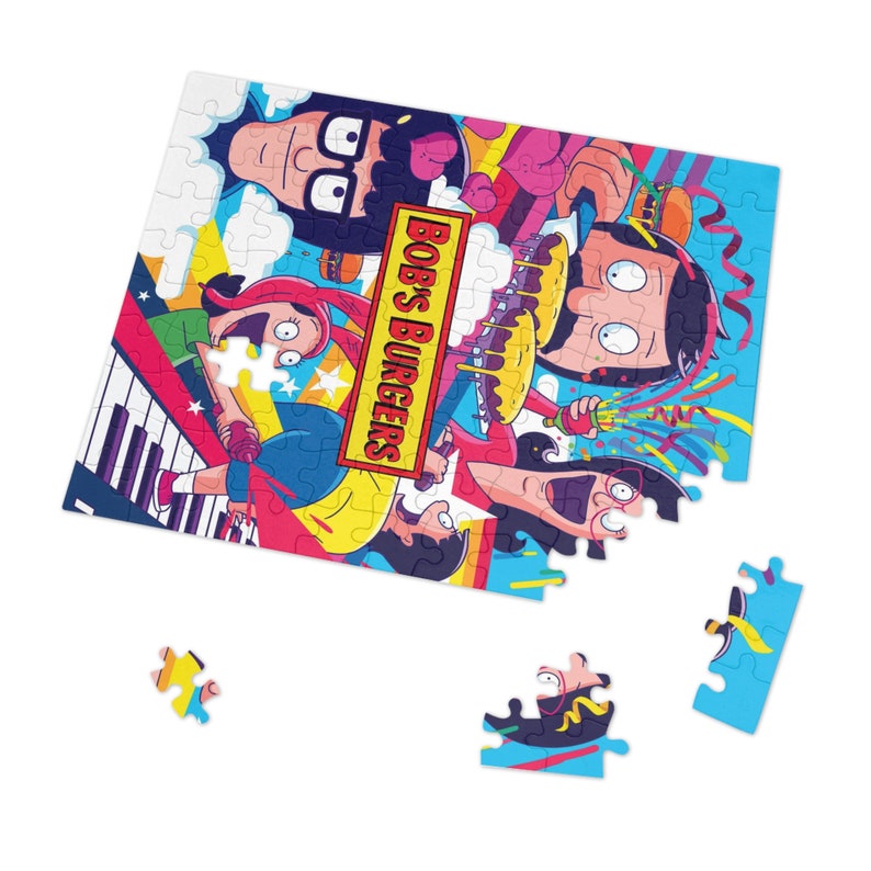 Bob's Burgers Puzzle Bob's Burgers Jigsaw Puzzle Tina Louise Gene Bob ...