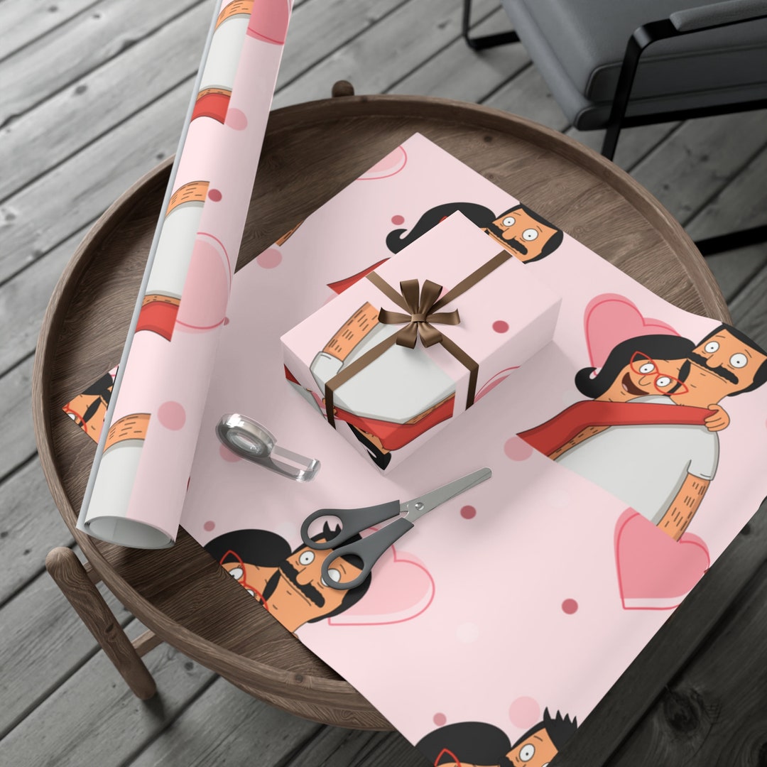 Bob's Burgers Valentines Day Wrapping Paper | Bob and Linda Belcher ...