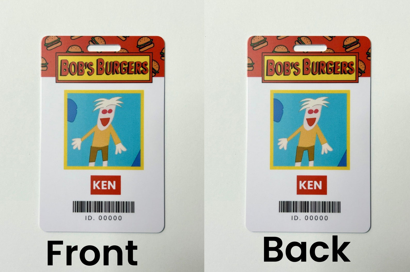 Bob's Burgers ID Badge Name Tag Cosplay Costume Dress up Prop Louise ...