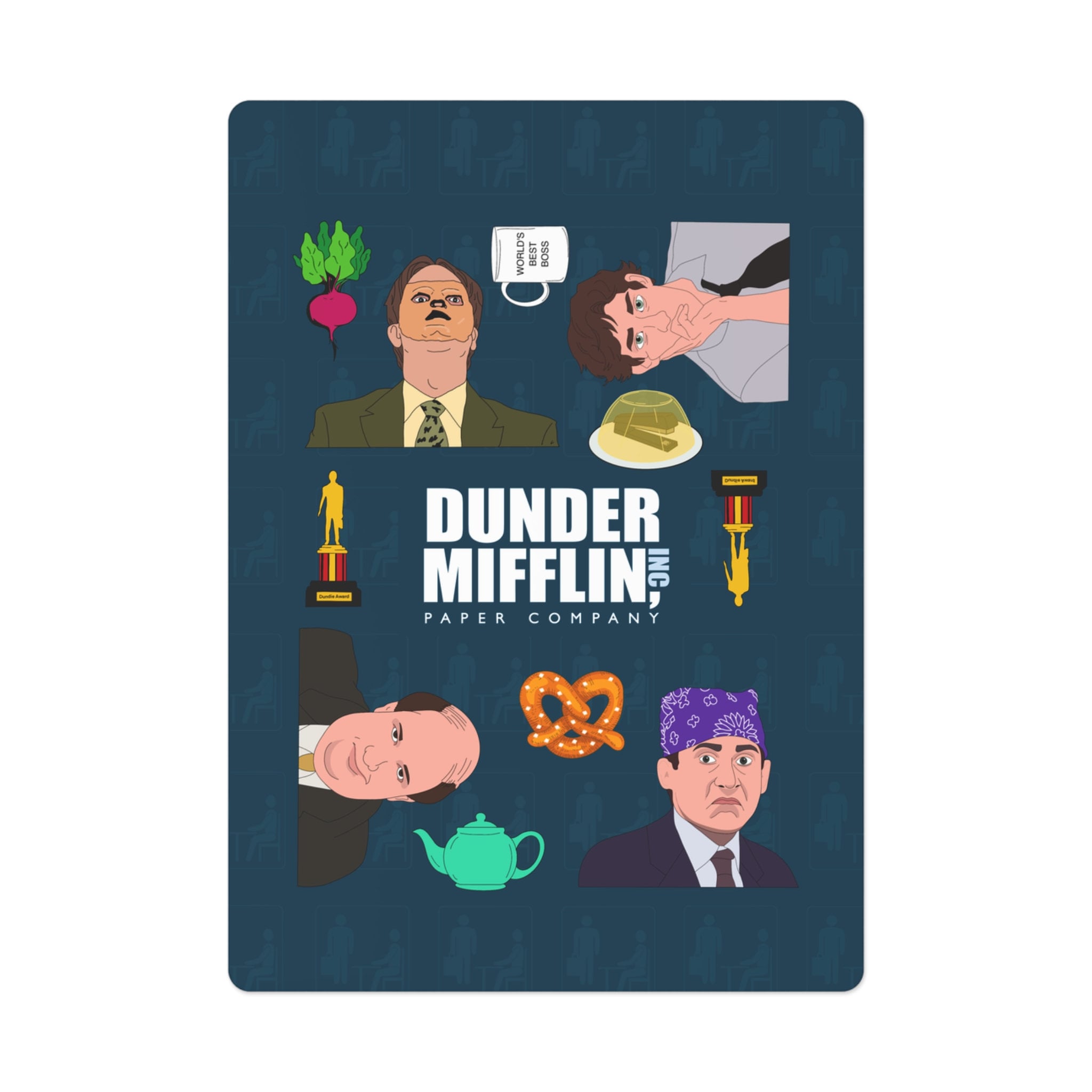 The Office Playing Cards Dunder Mifflin Poker Cards Prison - Etsy