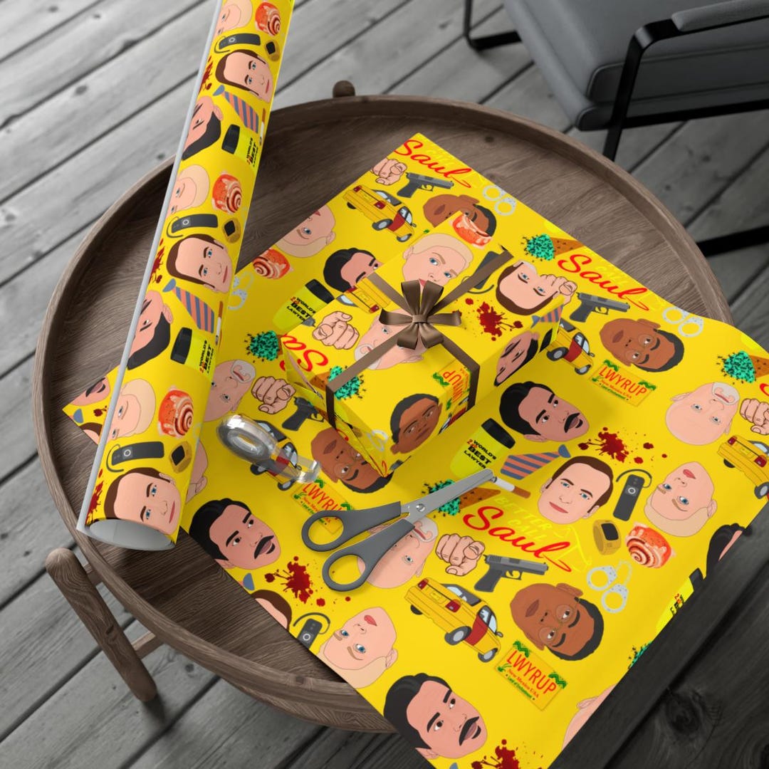 Better Call Saul Wrapping Paper Gift Wrap Papers Birthday Holiday ...