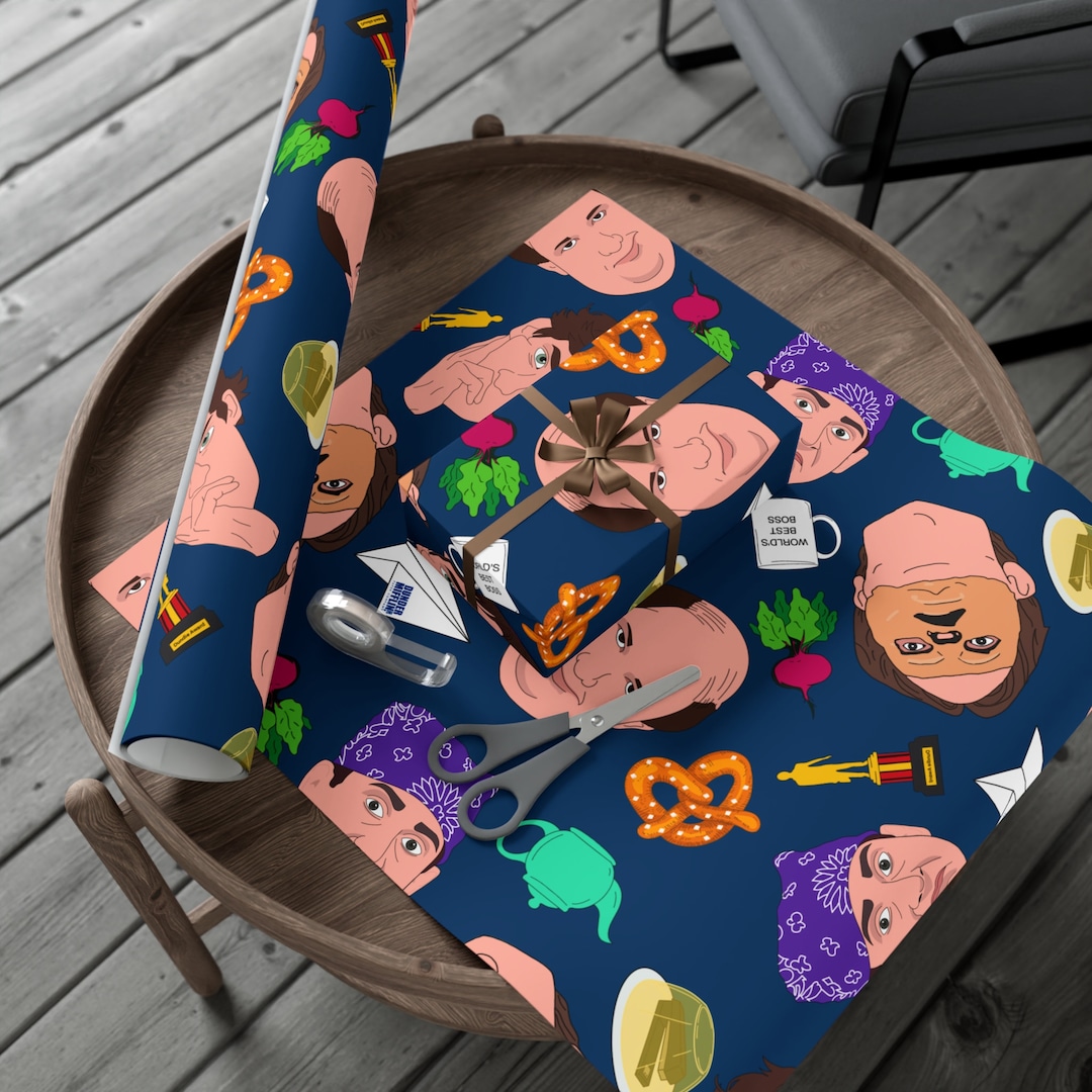 The Office Wrapping Paper the Office Birthday Gift Wrap Papers Michael ...