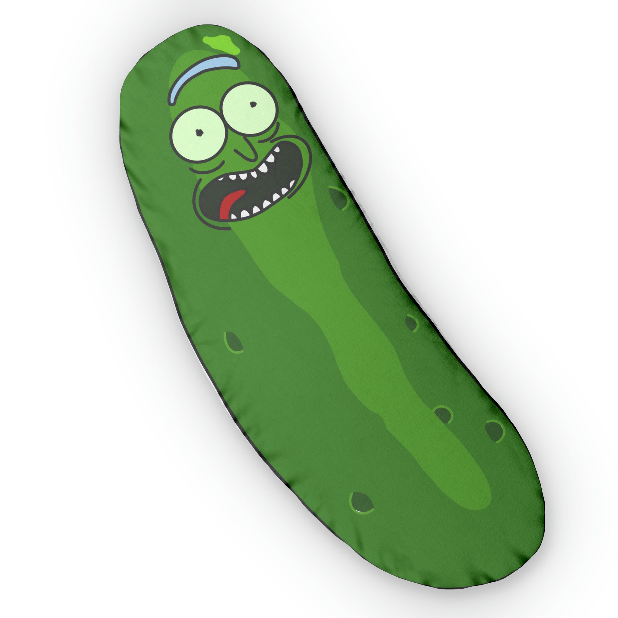 Pickle Rick Plushie Pillow Rick and Morty Pickle Rick Shaped Pillows ...