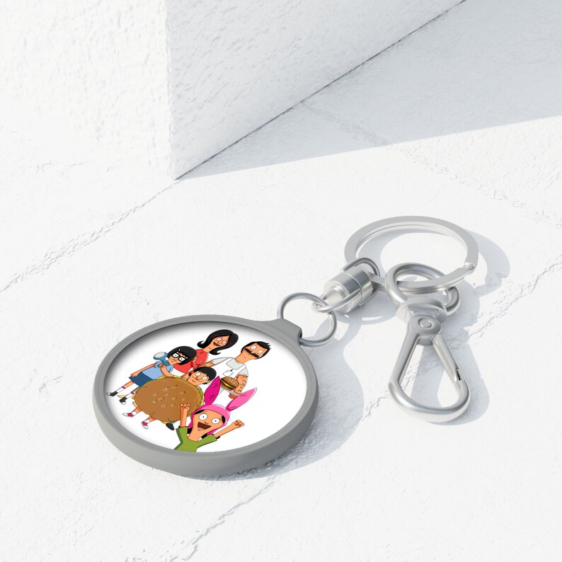 Bob's Burgers Keychain Bob's Burgers Key Ring Tina Louise Gene Linda ...