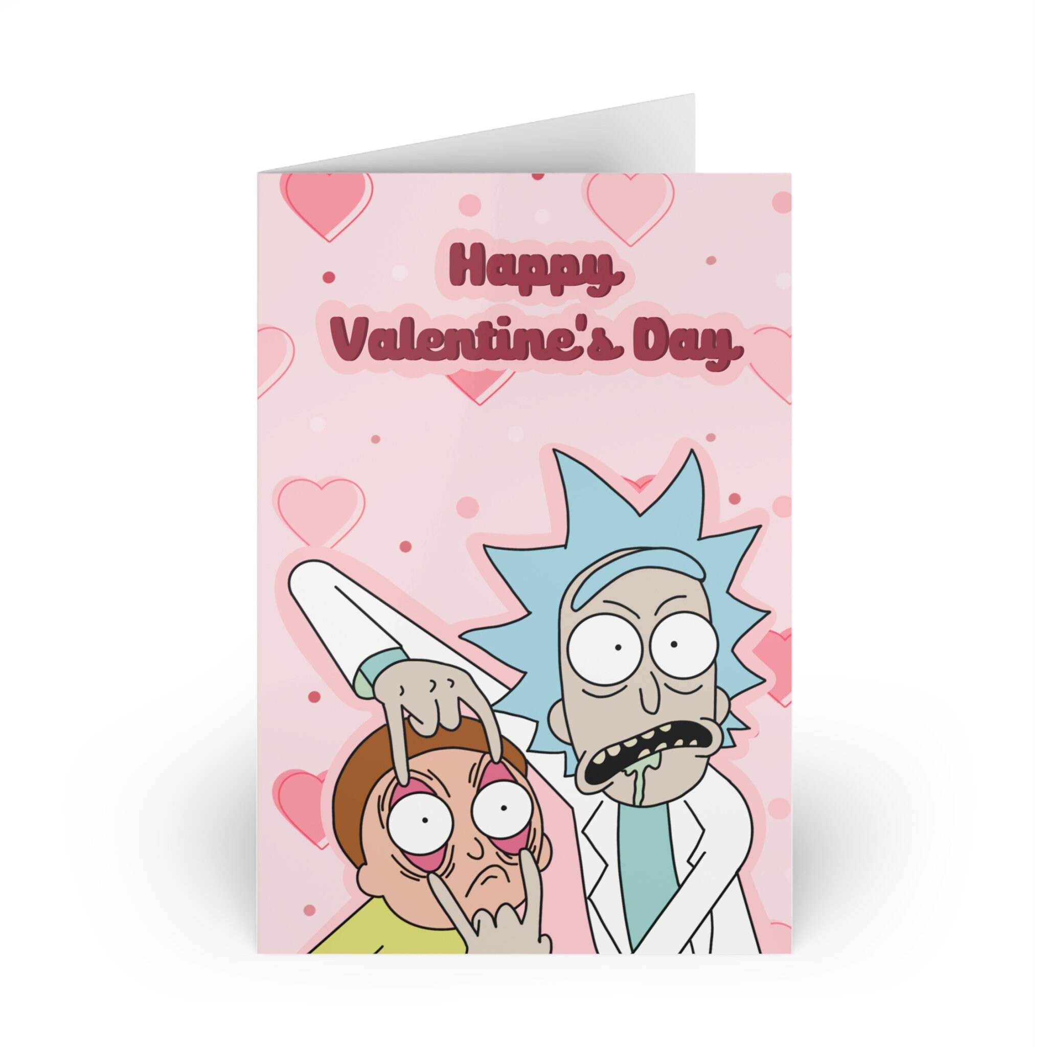 Rick and Morty Valentines Day Card Rick and Morty Happy Valentines Day ...
