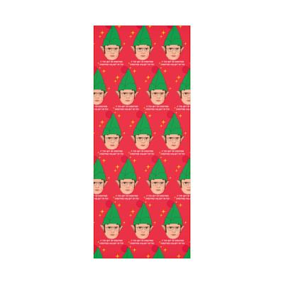 The Office Christmas Wrapping Paper | Dunder Mifflin Gift Wrap Papers ...