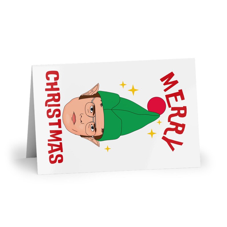 Dwight Schrute Elf Christmas Card | Merry Christmas the Office Greeting ...