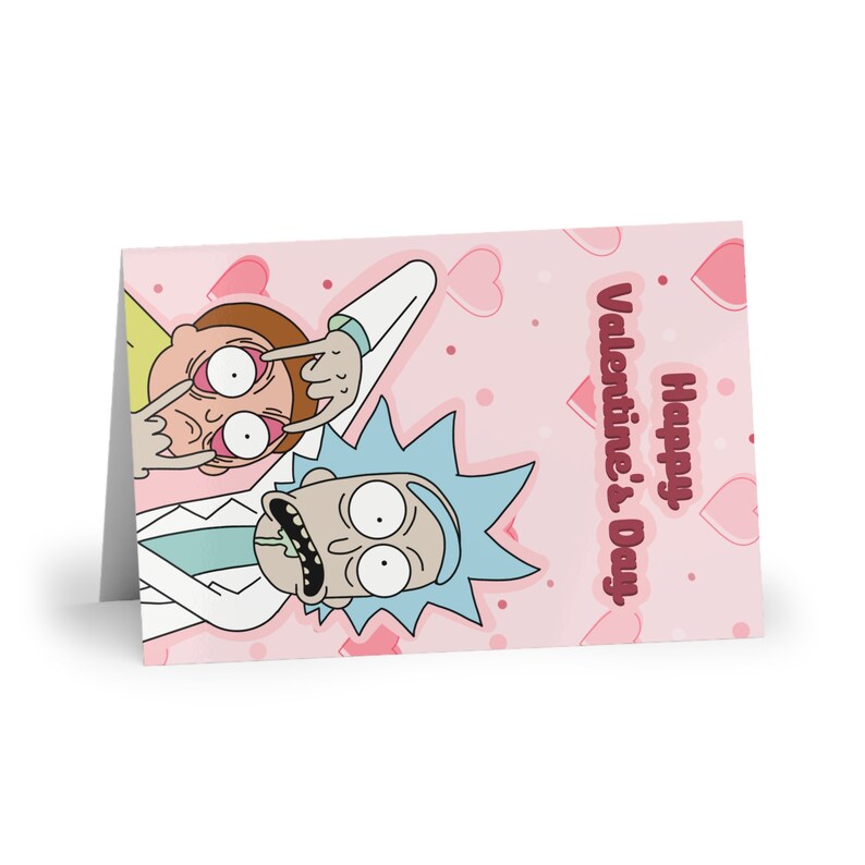 Rick and Morty Valentines Day Card Rick and Morty Happy Valentines Day ...