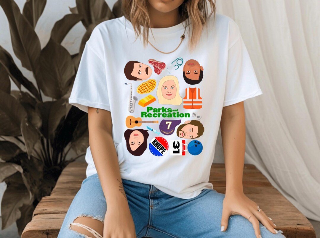 Parks and Rec Shirt | Graphic Tee Unisex Ultra Cotton Tee Gift for Her ...
