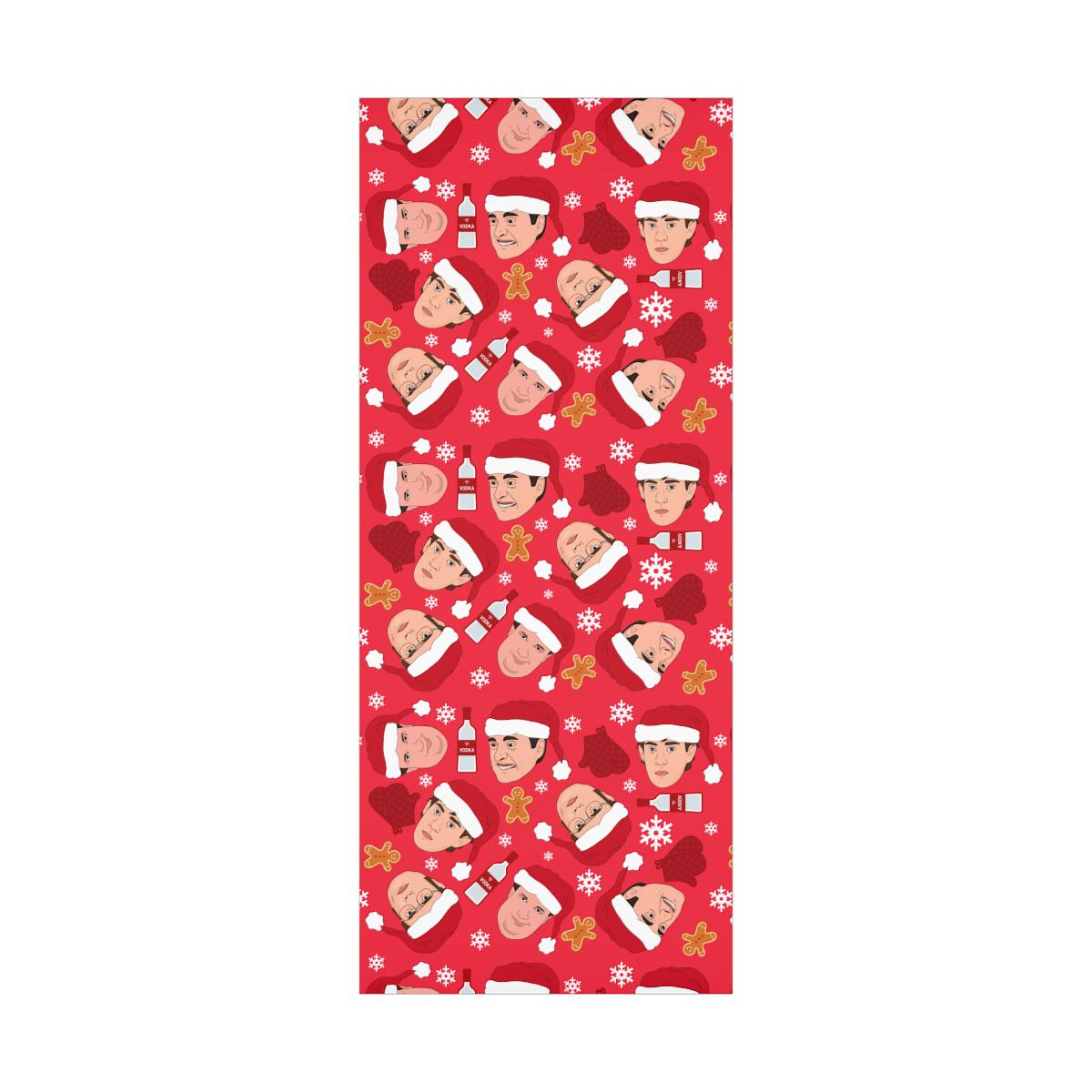 The Office Christmas Wrapping Paper | Dunder Mifflin Gift Wrap Papers ...