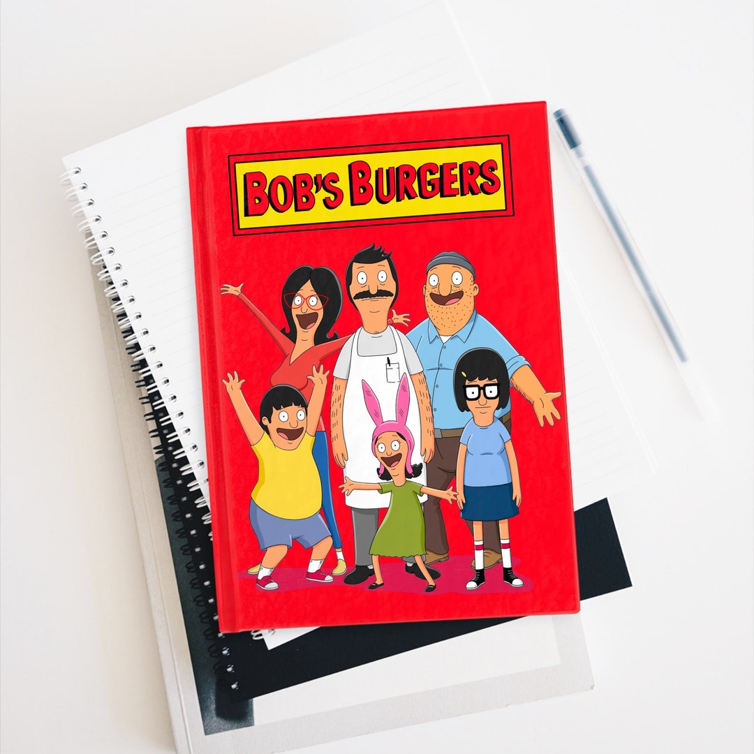 Bob's Burgers Notebook | Tina Louise Linda Gene Bob Teddy Hardcover ...