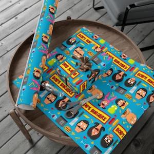 Bob's Burgers Wrapping Paper | Bob Linda Gene Louise Tina Belcher Gift ...
