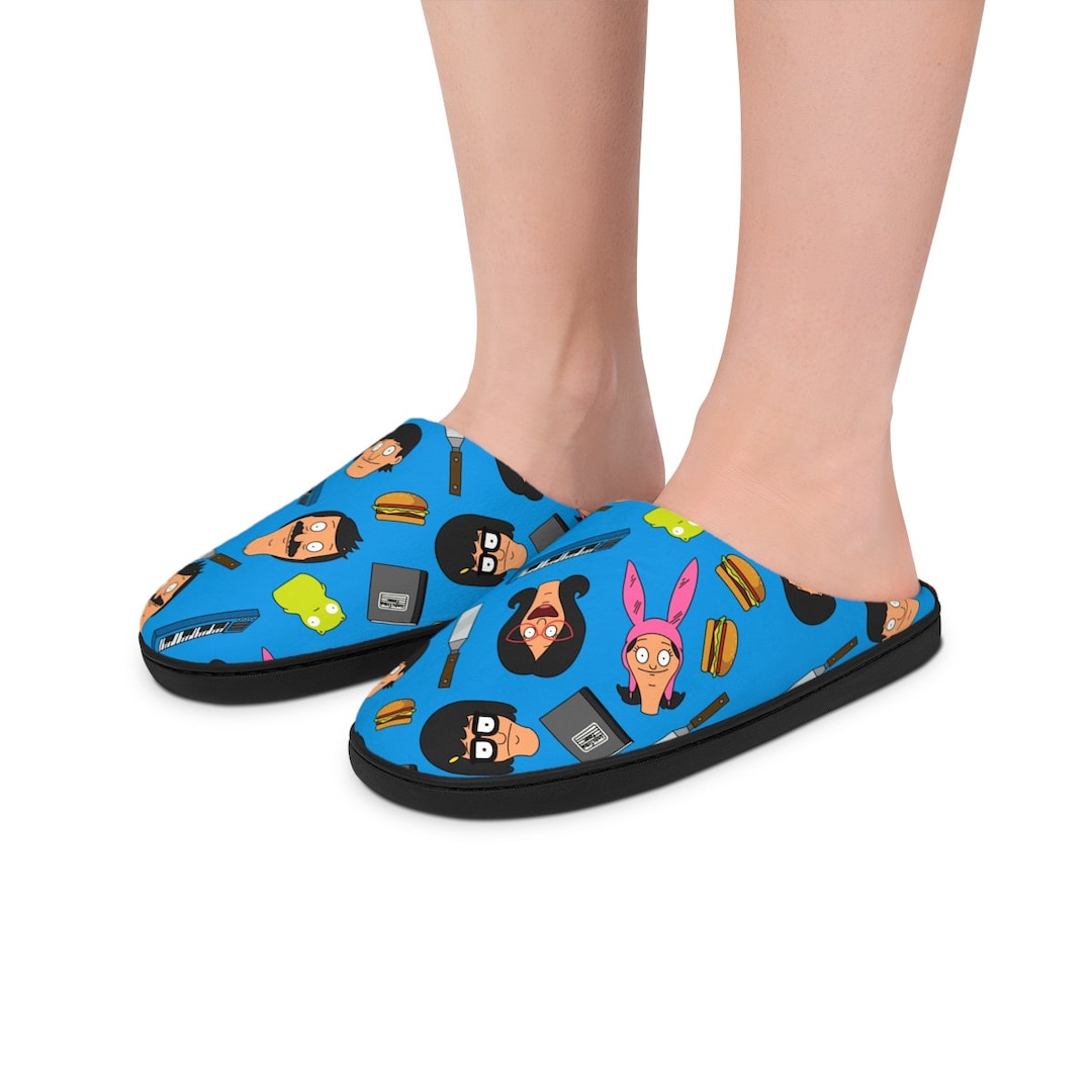 Bob's Burgers Slippers | Bob Linda Gene Louise Tina Belcher Indoor ...