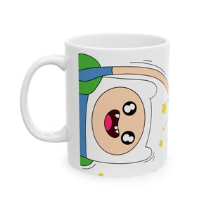 Adventure Time Mug | Jake the Dog Finn the Human Ceramic Mug Gift for ...