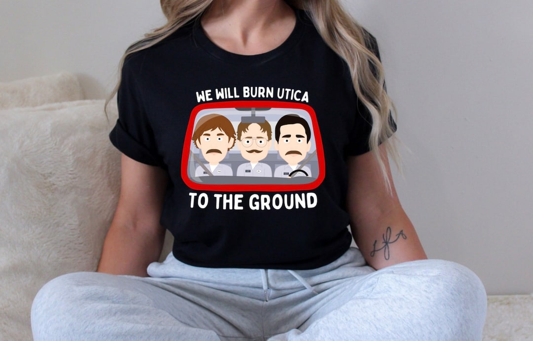 The Office Graphic Tee | Burn Utica to the Ground Unisex Ultra Cotton ...