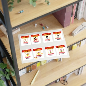 Bob's Burgers ID Badge Name Tag Sticker Sheets | Cosplay Costume Dress ...