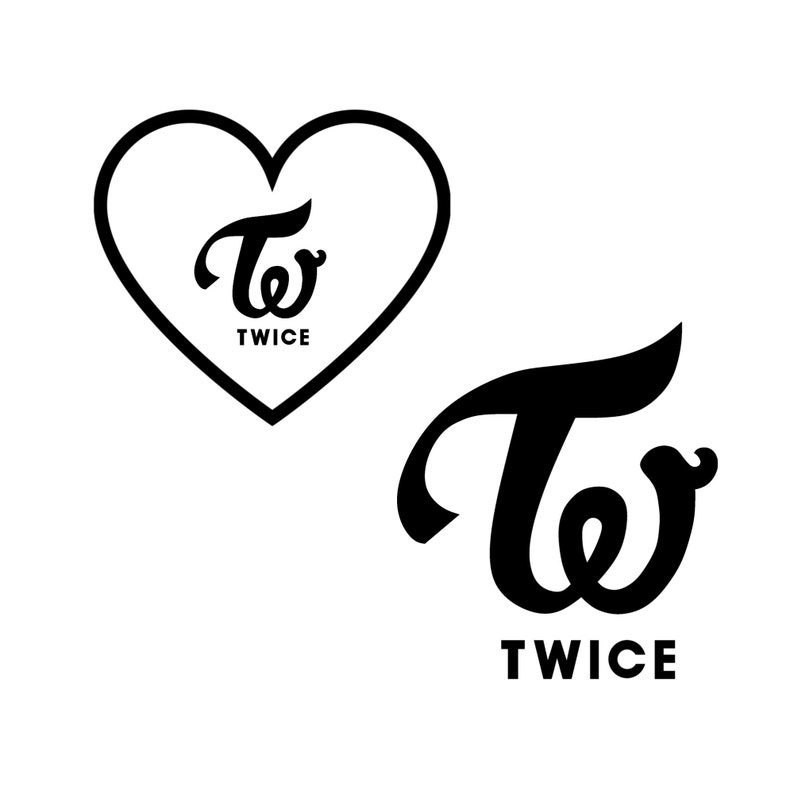 TWICE Logo Twice Digital Download Kpop SVG PNG - Etsy