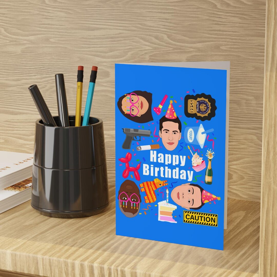 Brooklyn Nine-nine Birthday Card | Happy Birthday Card Greeting Cards ...
